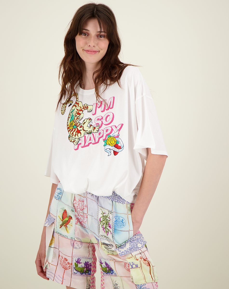 Angelina Tiger Oversized T-Shirt – Me369
