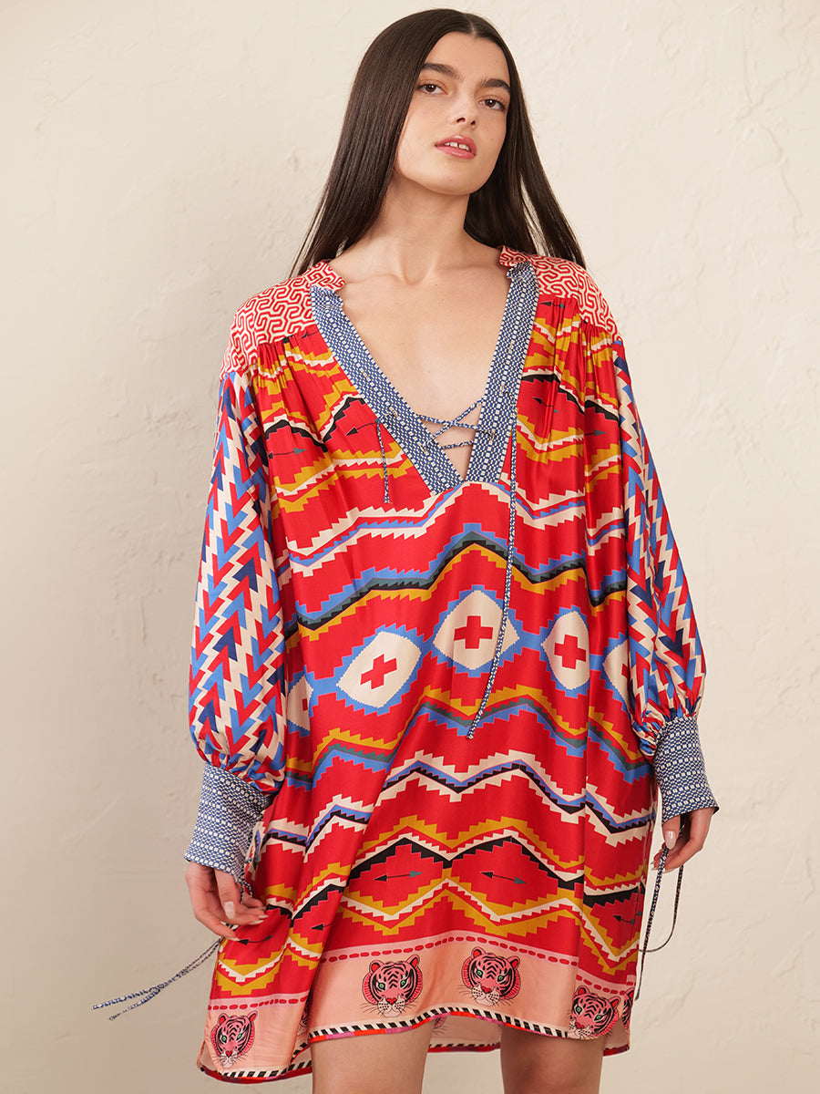 Mavis Folk Pop Dress – Me369