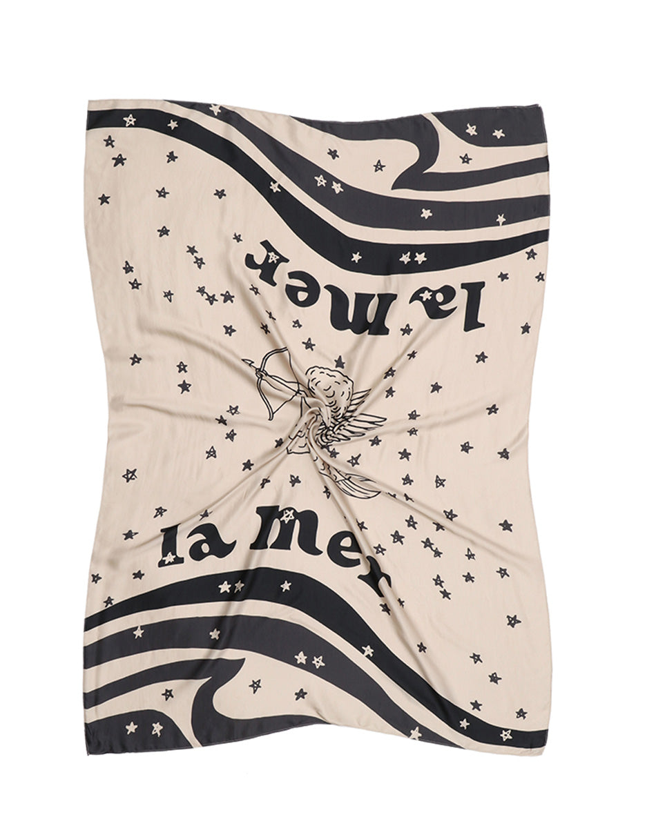 Lucy Printed Mermaid Scarf – Me369